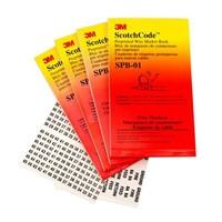 SPB-01 3M 0.22Wx1.37L 5.6mmx34.8mm 0°C~66°C ScotchCode™ SPB Wire Marker ...